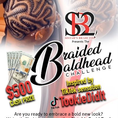 Braided Bald Head Challenge Tickets, Sistah's Braid Too, Hamtramck, 3 ...