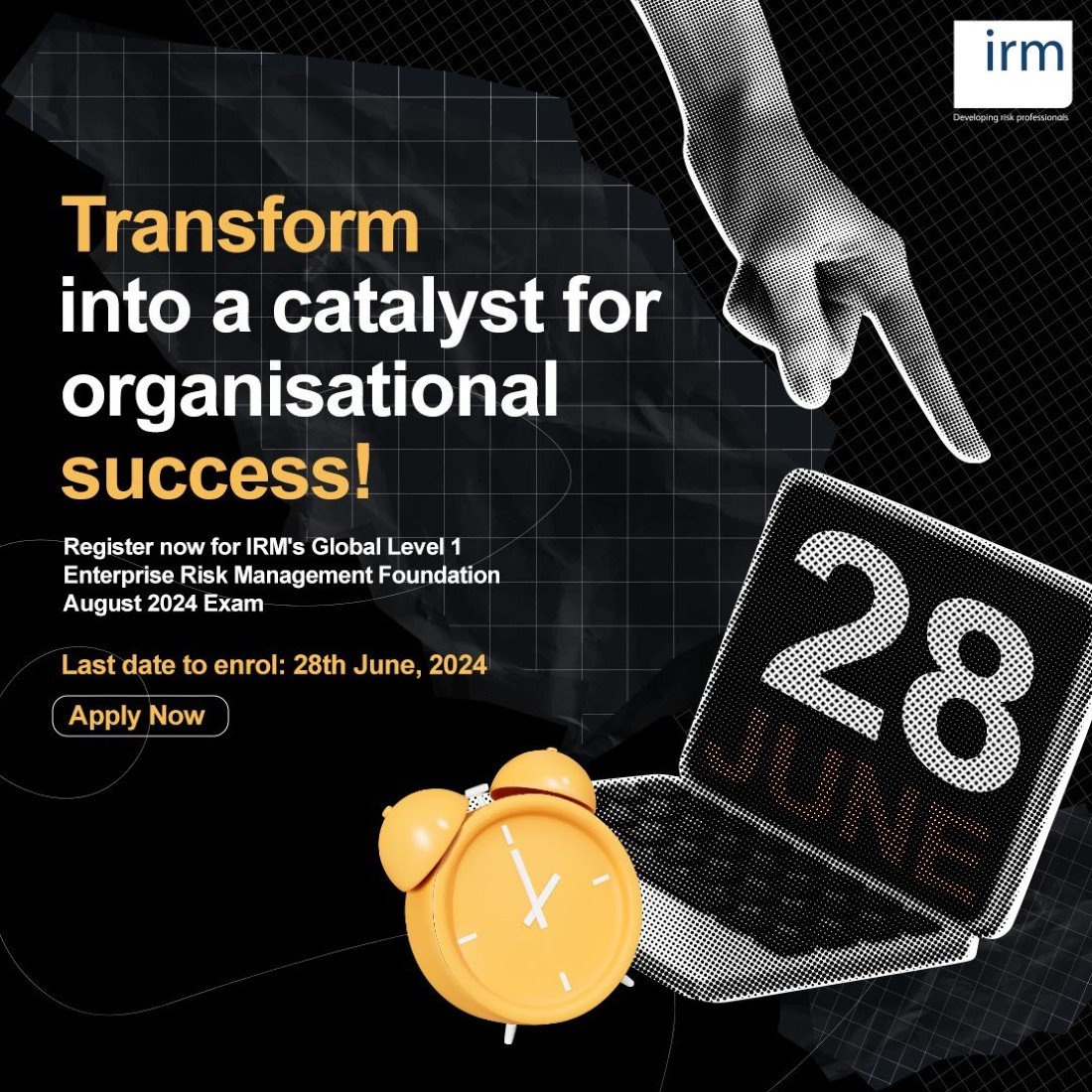 Register for IRMs Global Level 1 Enterprise Risk Management Foundation ...