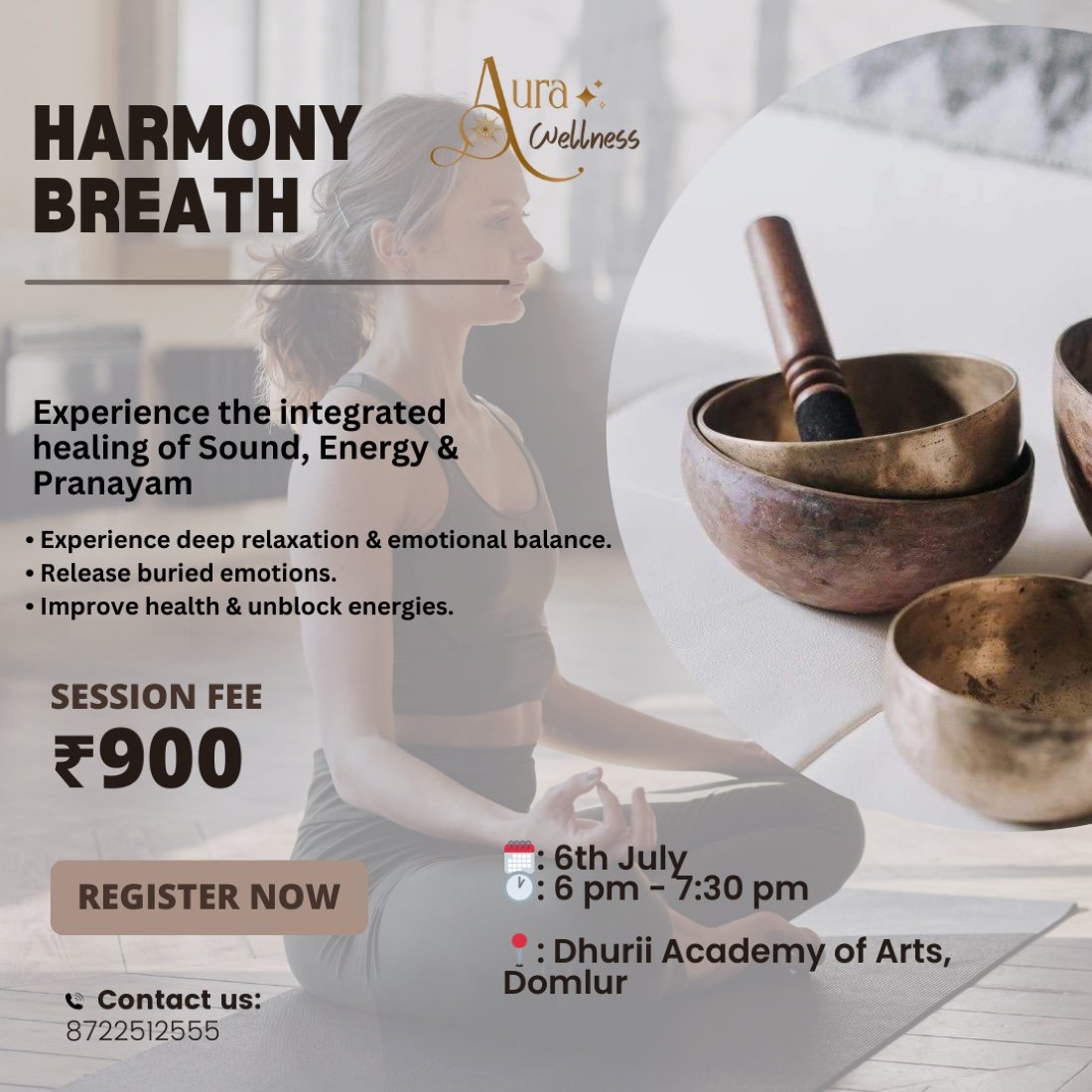 Harmony breathe by Aura , Dhurii Academy of Arts, Bangalore, 6 July 2024 | AllEvents.in