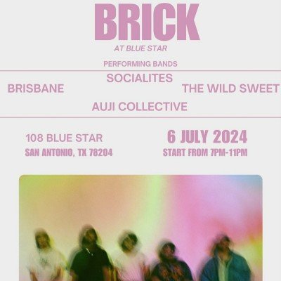 At the Brick Tickets, Brick, Blue Star, San Antonio, TX, USA, 6 July ...