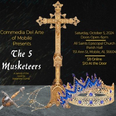 The 5 Musketeers Presented by Commedia Del Arte Tickets, All Saints ...