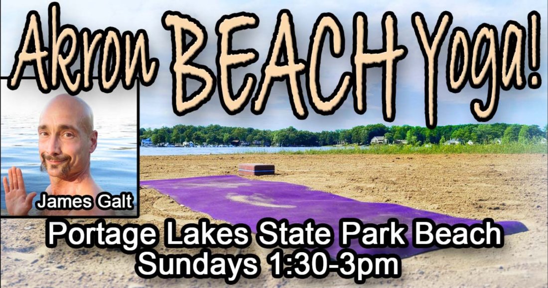 Akron BEACH Yoga!, Portage Lakes State Park Beach, New Franklin, OH ...