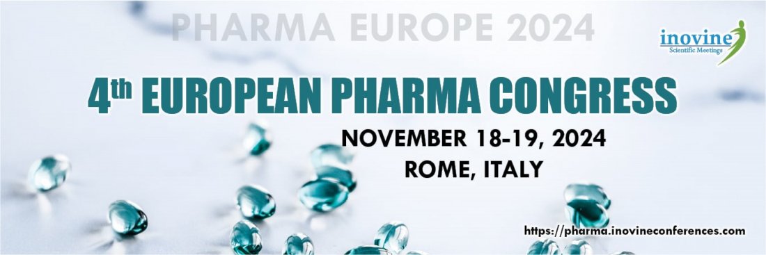 4th European Pharma Congress, Hotel Midas Roma, Vatican, 18 November to 19 November | AllEvents