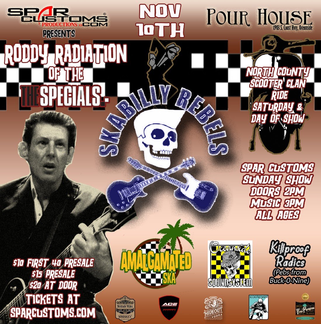 Spar Customs w Roddy Radiation(the Specials),Amalgamated,Oceanside ...