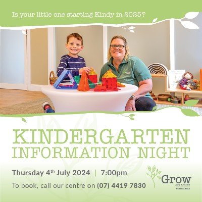 Kindergarten Information Night - Bushland Beach, Grow Early Education ...