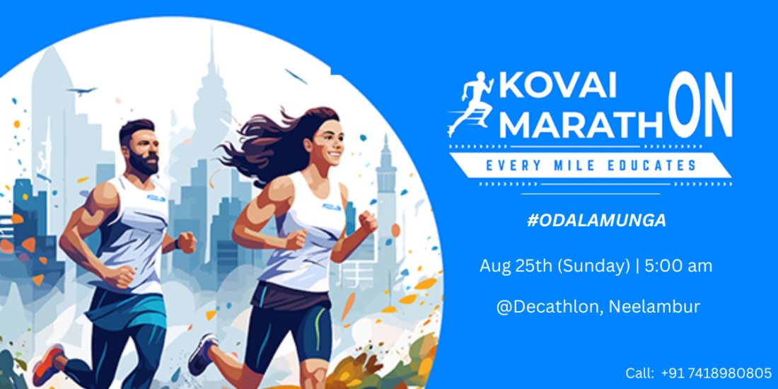 Kovai MarathON | 2nd Edition, Decathlon Neelambur, Avinashi Road ...