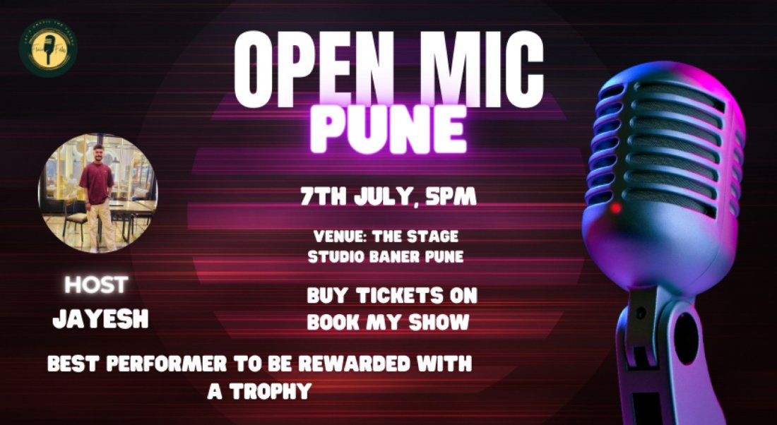 Flair Folks Open Mic Pune The Stage Studio Pune 7 July 2024