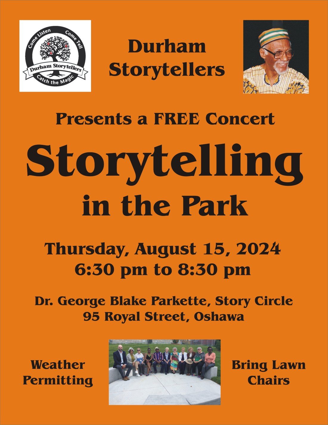 "Free" Storytelling in the Park at Dr. George Blake Parkette, Dr ...