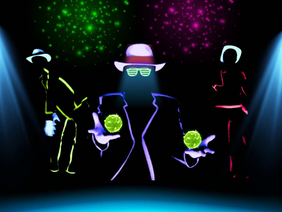 Magic Phantom comedy - black light theatre, HILT black light theatre ...