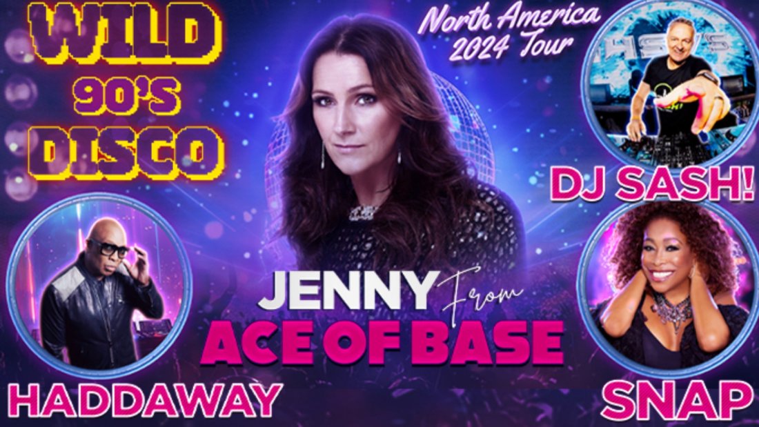 Jenny from Ace of Base, Haddaway, Snap, DJ Sash! | Miami Concert | The ...