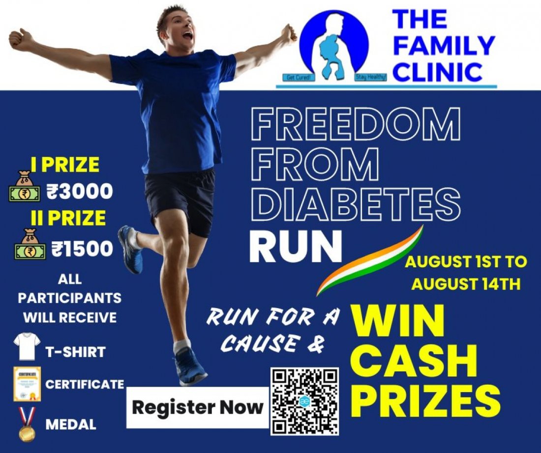 Freedom From Diabetes Run 2024, August 1 to August 14 | Online Event ...