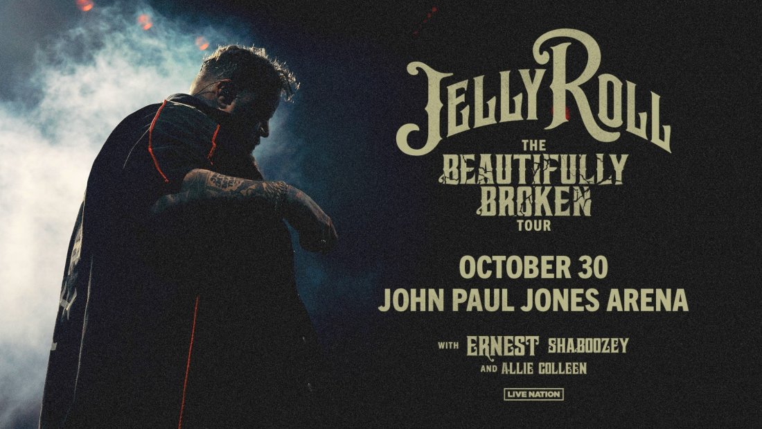 Jelly Roll: Beautifully Broken Tour, John Paul Jones Arena ...