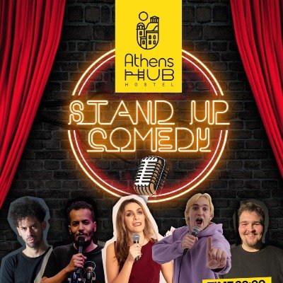Stand-up comedy in ENG by comedians from Athens, Athens Hub Hostel, 11 July 2024 | AllEvents.in