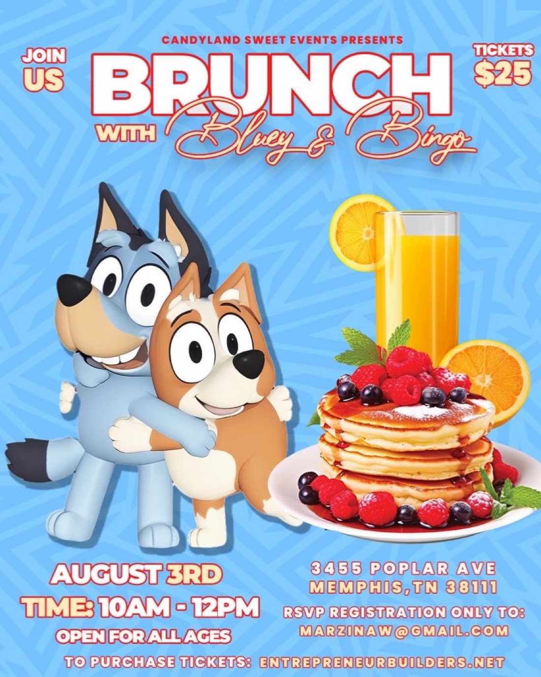 Brunch with Bluey & Bingo , Perkins Restaurant & Bakery, Memphis, 3 ...