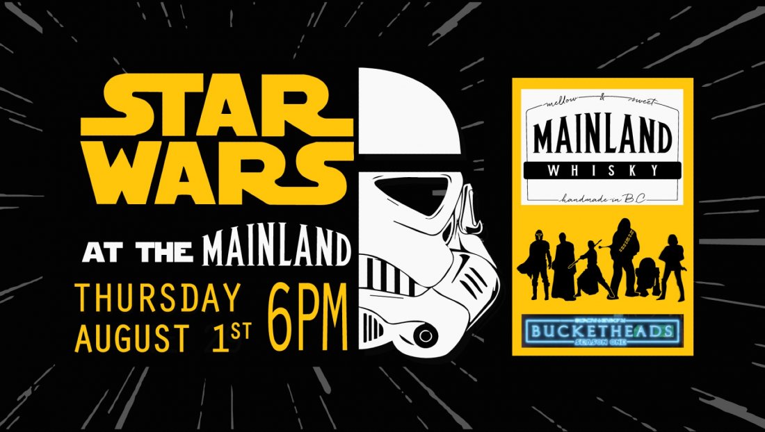 STAR WARS NIGHT, Mainland Whisky (Distillery & Cocktail Lounge ...