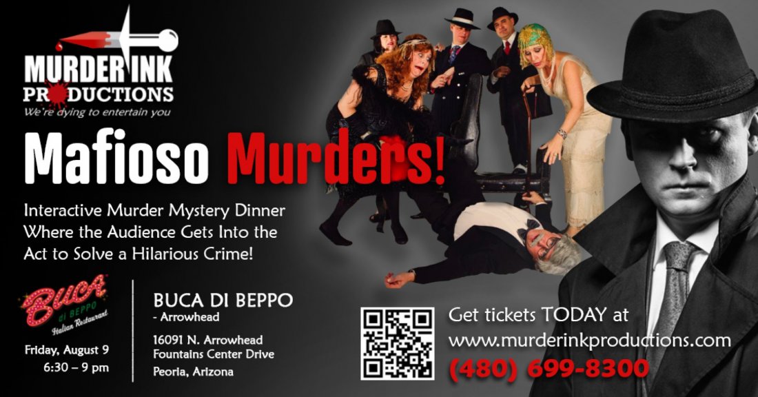 Mafioso Murders! Interactive Murder Mystery Dinner, Buca di Beppo ...