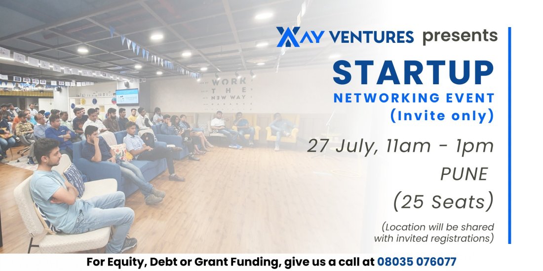 Pune Startup Networking Event(Invite Only) by AY Ventures, Pune, 27 ...
