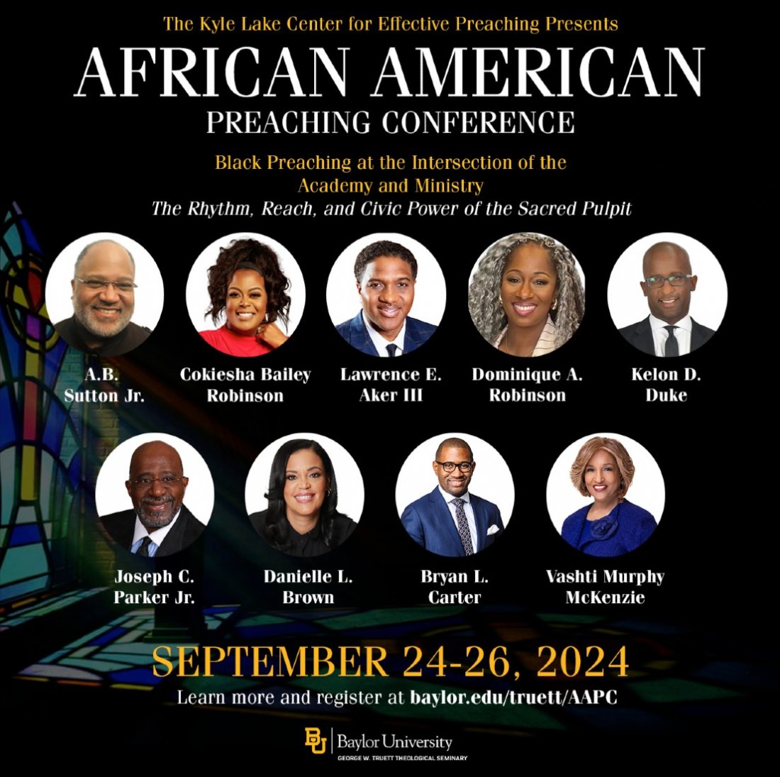 2024 African American Preaching Conference, Baylor's Truett Seminary ...