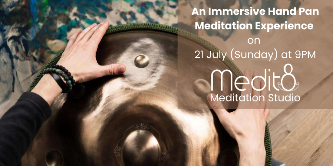 Hand pan Meditation on Buck Full Moon, Medit8 meditation studio, Ahmedabad, 21 July 2024 | AllEvents
