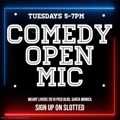 Happier Hour Stand Up Comedy Open Mic Tickets, Weary Livers, Santa ...