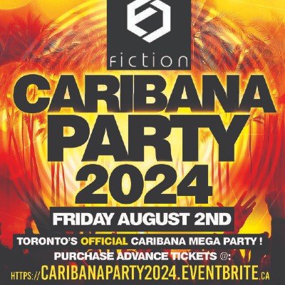 CARIBANA PARTY 2024 @ FICTION NIGHTCLUB | FRIDAY AUG 2ND Tickets ...
