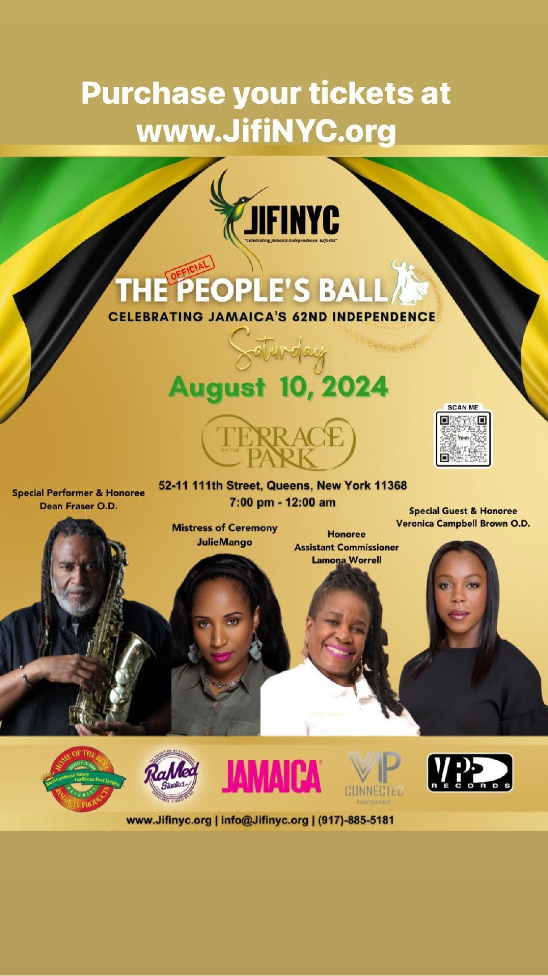 Jamaica 62nd Independence Ball 2024 **New York* / The Peoples Ball ...