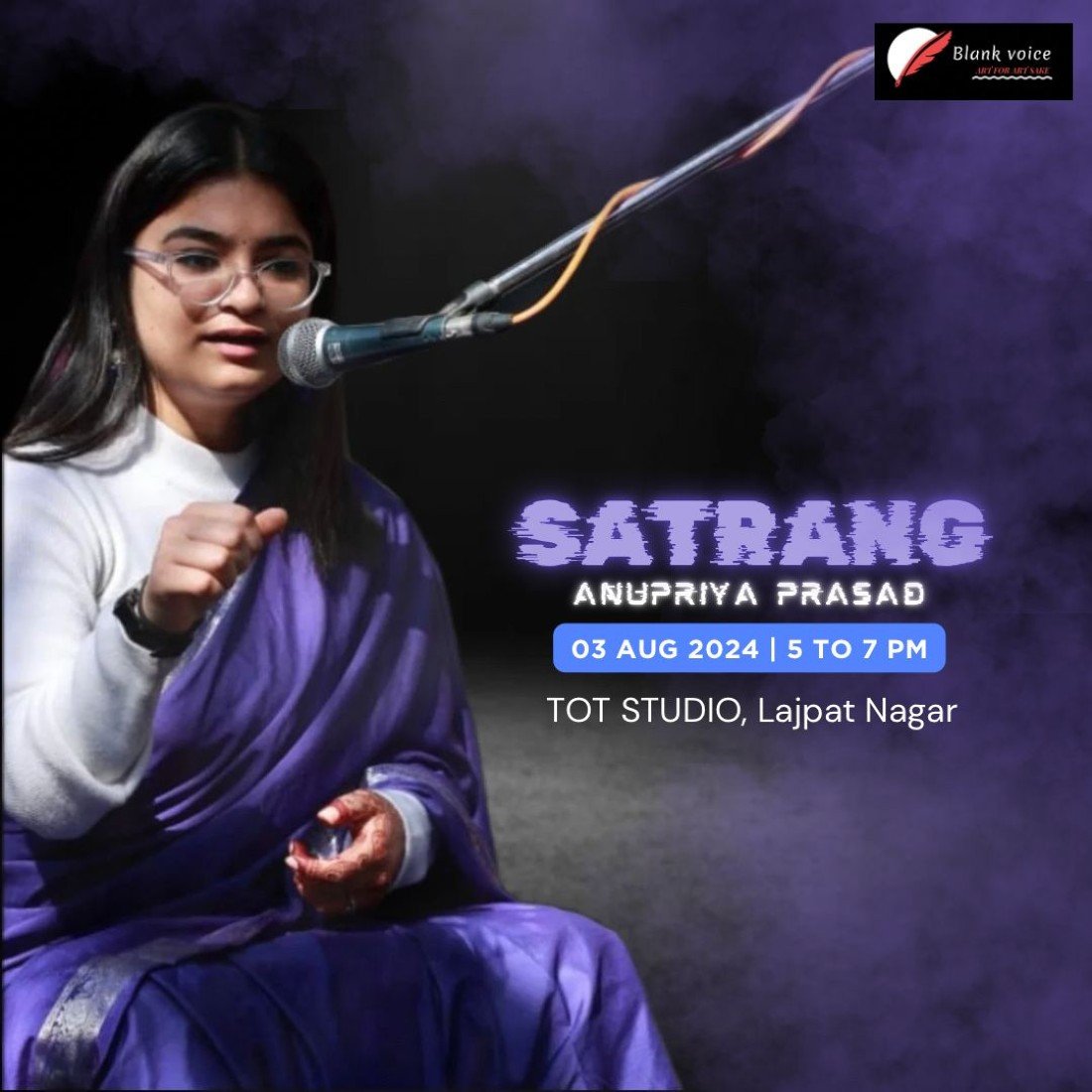 Satrang by Anupriya Prasad, TOT Studio, New Delhi, 3 August 2024 | AllEvents
