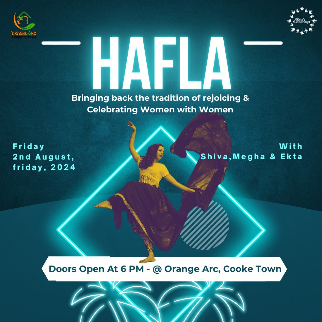 Hafla - Womens Dance Gathering, Orange Arc Community Studio, Bangalore ...