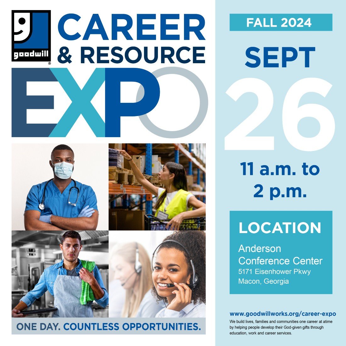 Goodwill Career & Resource Expo Fall 2024, Anderson Conference Center ...