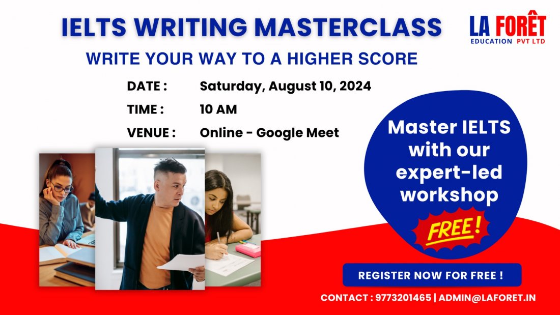 IELTS Writing Master Class, August 10 2024 | Online Event | AllEvents.in