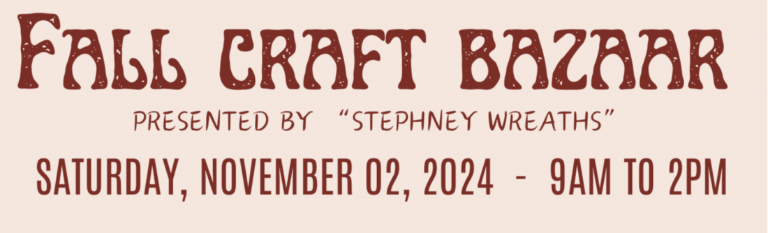 Fall Craft Bazaar, Family Life Center English Building, Anniston, 2 ...