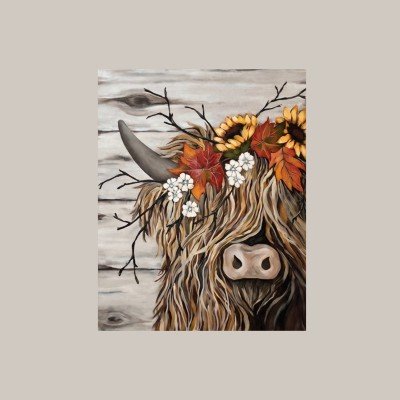 Fall Highland Cow Painting Party at The Farm Tickets, Scioto Paint ...
