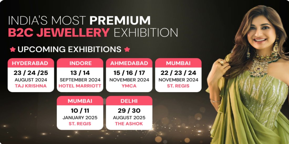 JEWELLERY WORLD PREMIUM JEWELLERY EXHIBITION 2024 Hyderabad, TAJ ...