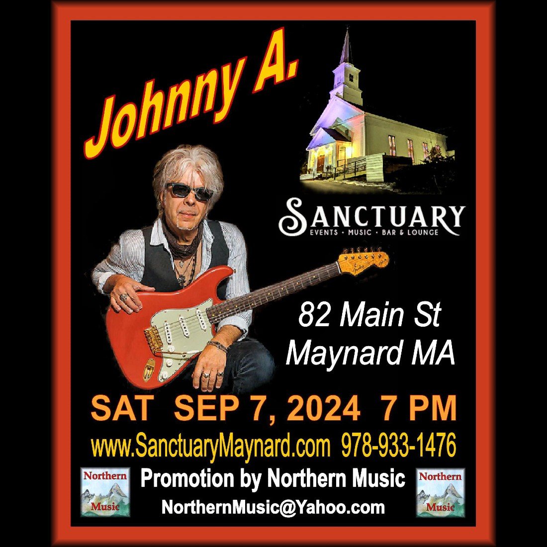 Johnny A. Show at Sanctuary Maynard, Sanctuary - Event and Live Music ...