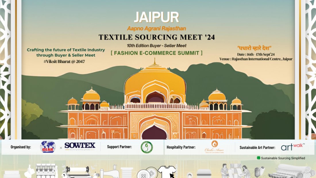 TEXTILE SOURCING MEET, Rajasthan International Center, Jhalana Doongri, Jaipur, Rajasthan, India ...