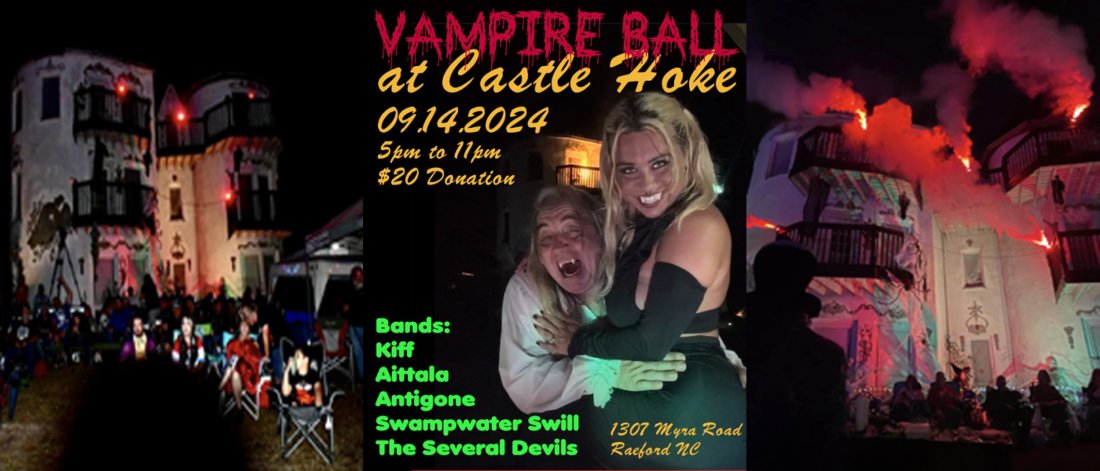 Vampire Ball at Castle Hoke, Castle Hoke, Raeford, 14 September 2024 ...