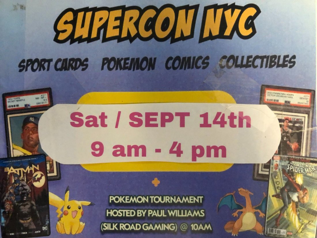 SuperCon: Sports Cards - Pokemon - Comics, Knights Columbus / 49-18 ...