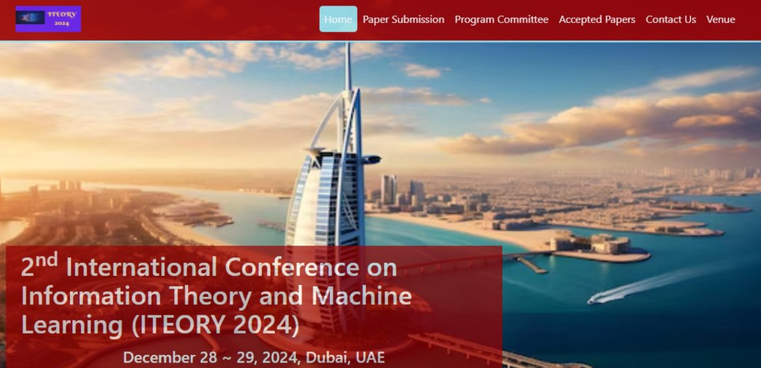 2nd International Conference on Information Theory and Machine Learning ...