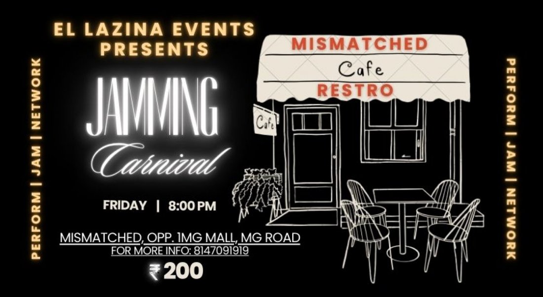 JAMMING CARNIVAL NIGHT, Mismatched, Bangalore, 6 September 2024 | AllEvents