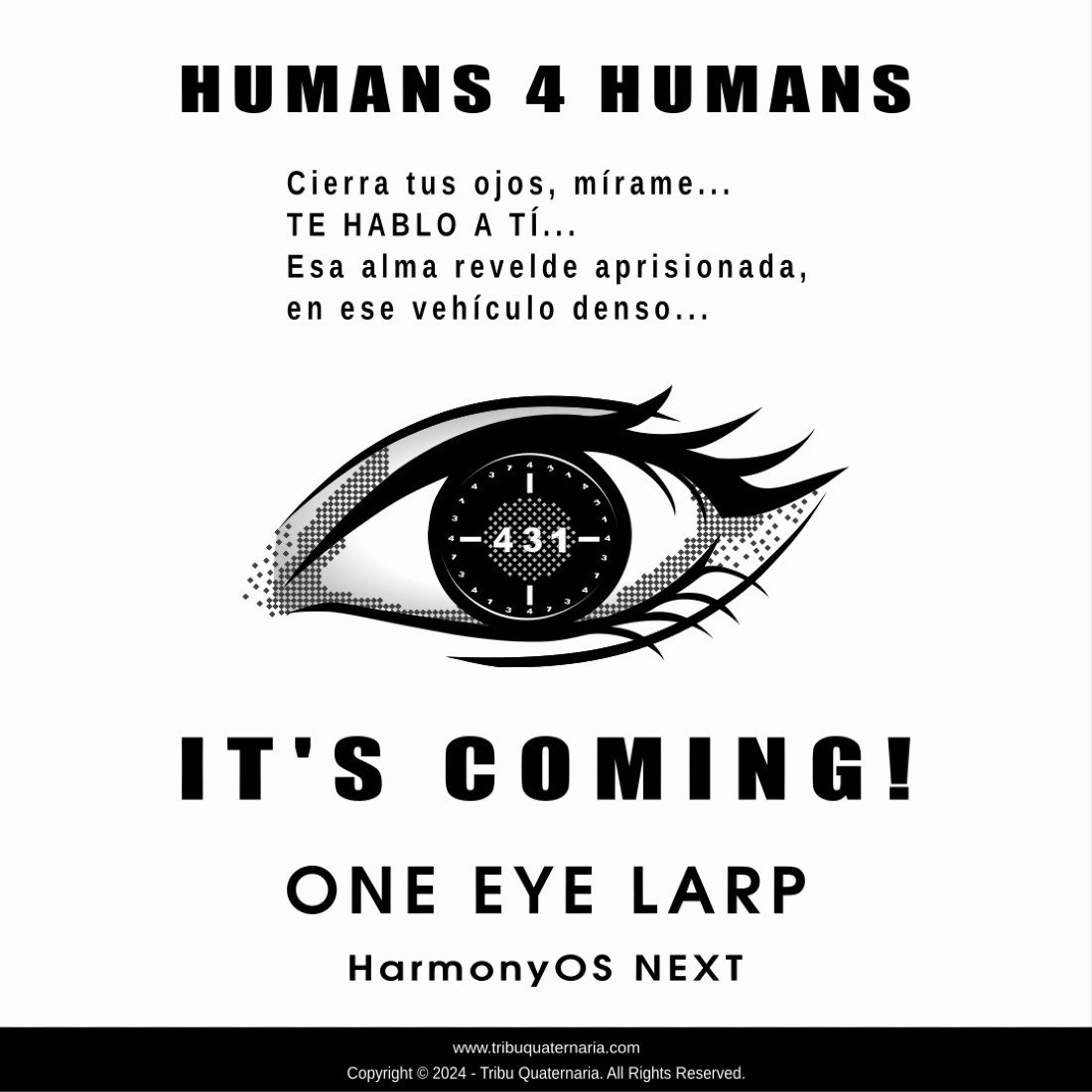 HUMANS 4 HUMANS : : ONE EYE LARP : : HarmonyOS NEXT Tickets, September ...
