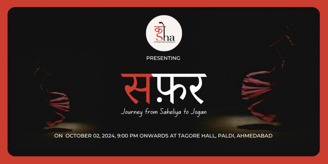 सफ़र - Journey from Saheliya to Jogan Tickets, Tagore Hall, Pritam Rai ...