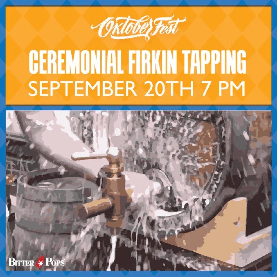 Ceremonial Firkin Keg Tapping, Bitter Pops, Chicago, 20 September 2024 ...