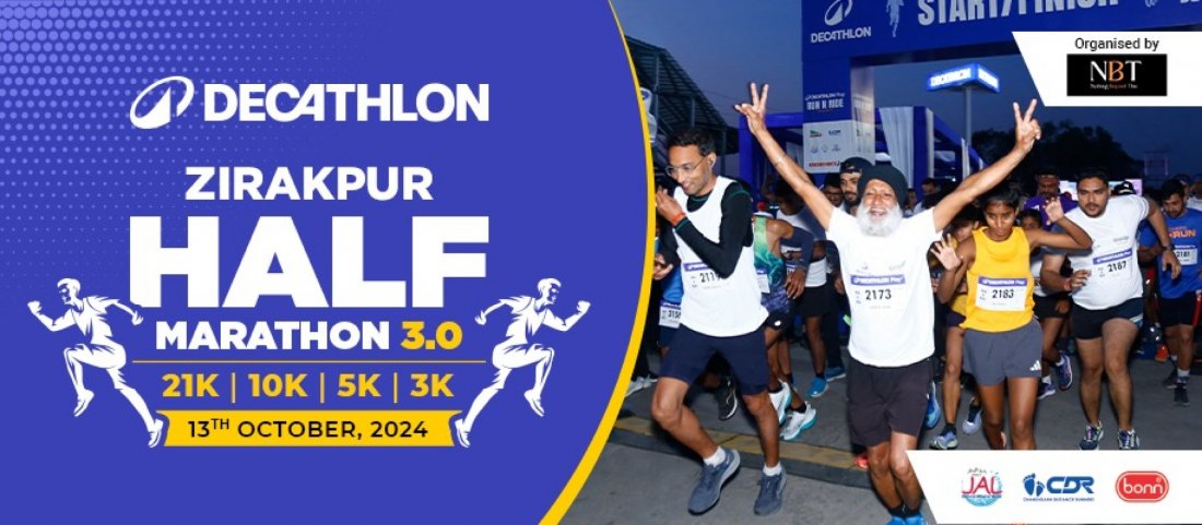 DECATHLON ZIRAKPUR HALF MARATHON, Decathlon Zirakpur, Panchkula, 13 ...