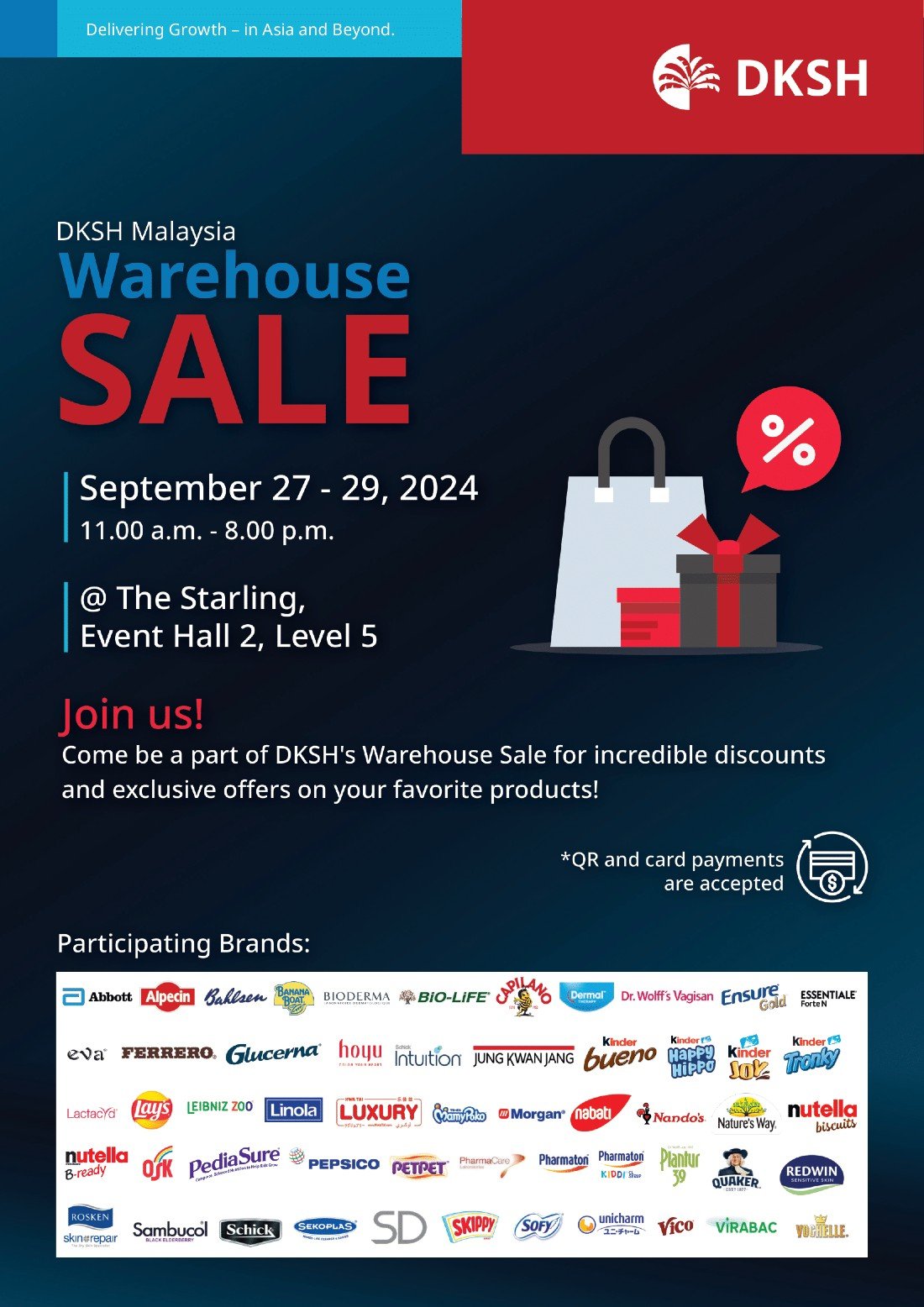 DKSH Malaysia Warehouse Sale, The Starling, Event Hall 2, Level 5 ...