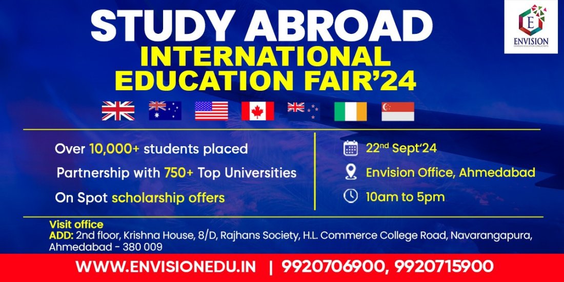 International Education Fair Ahmedabad 2024, 8/D, Rajhans Society, 2nd ...