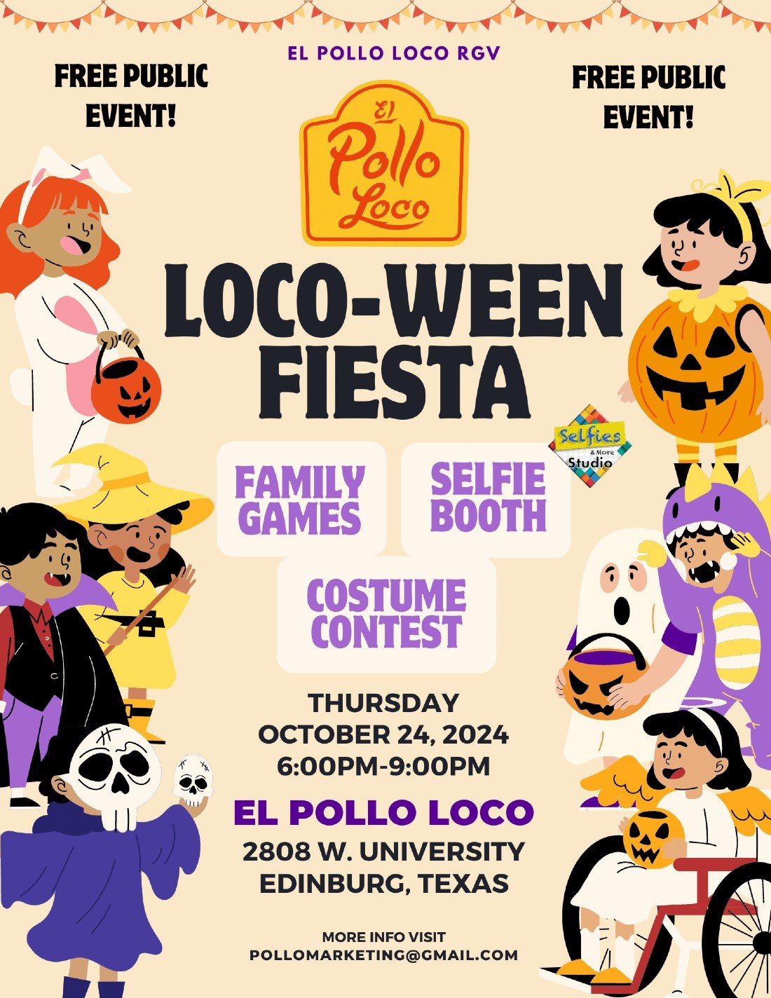 EL Pollo Loco Loco-Ween Fiesta!! , 2808 W University Dr, Edinburg, 24 ...