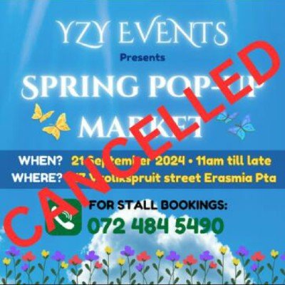 Spring Pop-Up Market, Erasmia, Centurion, 21 September 2024 | AllEvents
