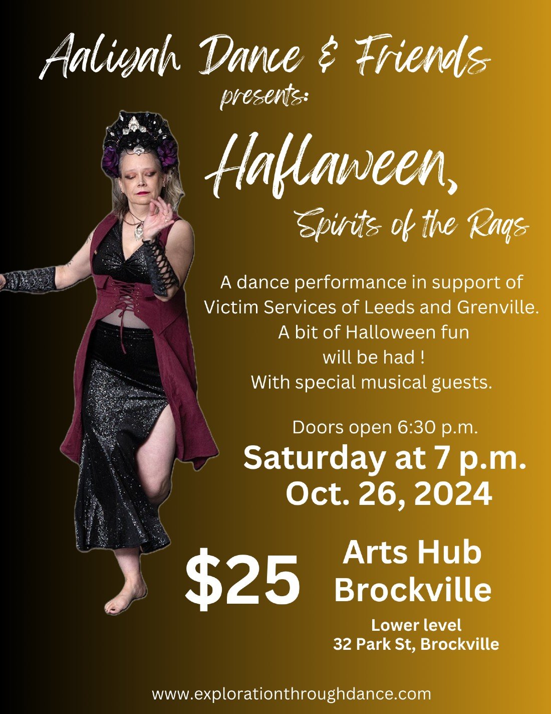 Aaliyah Dance and Friends present: Haflaween, Spirits of the Raqs, St ...