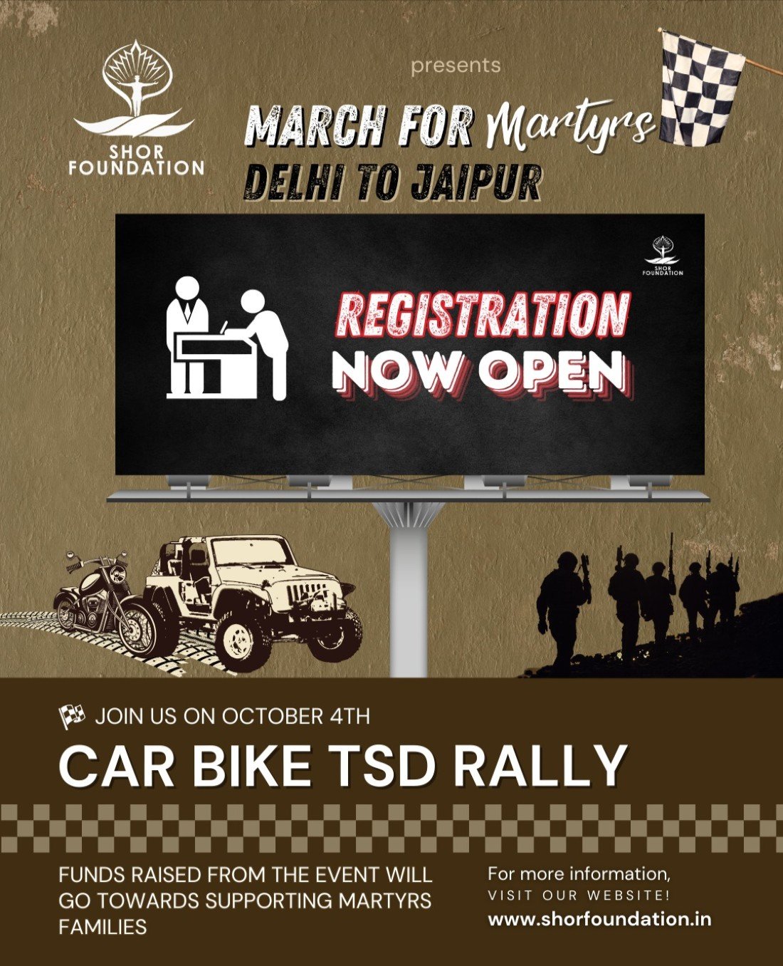 Honoring our Heroes : TSD Rally, 10Km/5Km Run, PanchGaon-Proudly Desi ...
