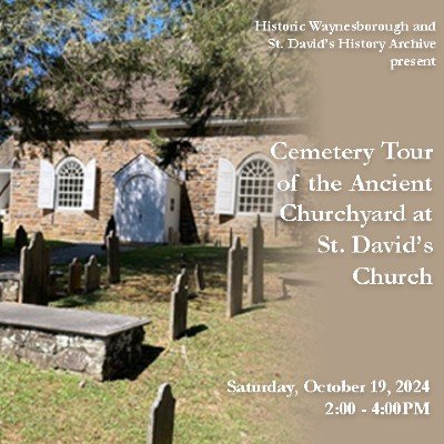 Cemetery Tour of the Ancient Churchyard at St. Davids Church, St. David ...